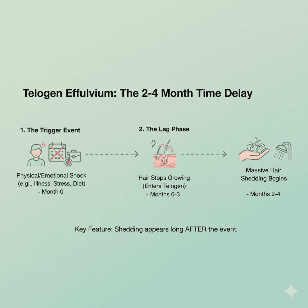 Telogen Effluvium (TE): 7 Proven Causes, Symptoms & Recovery